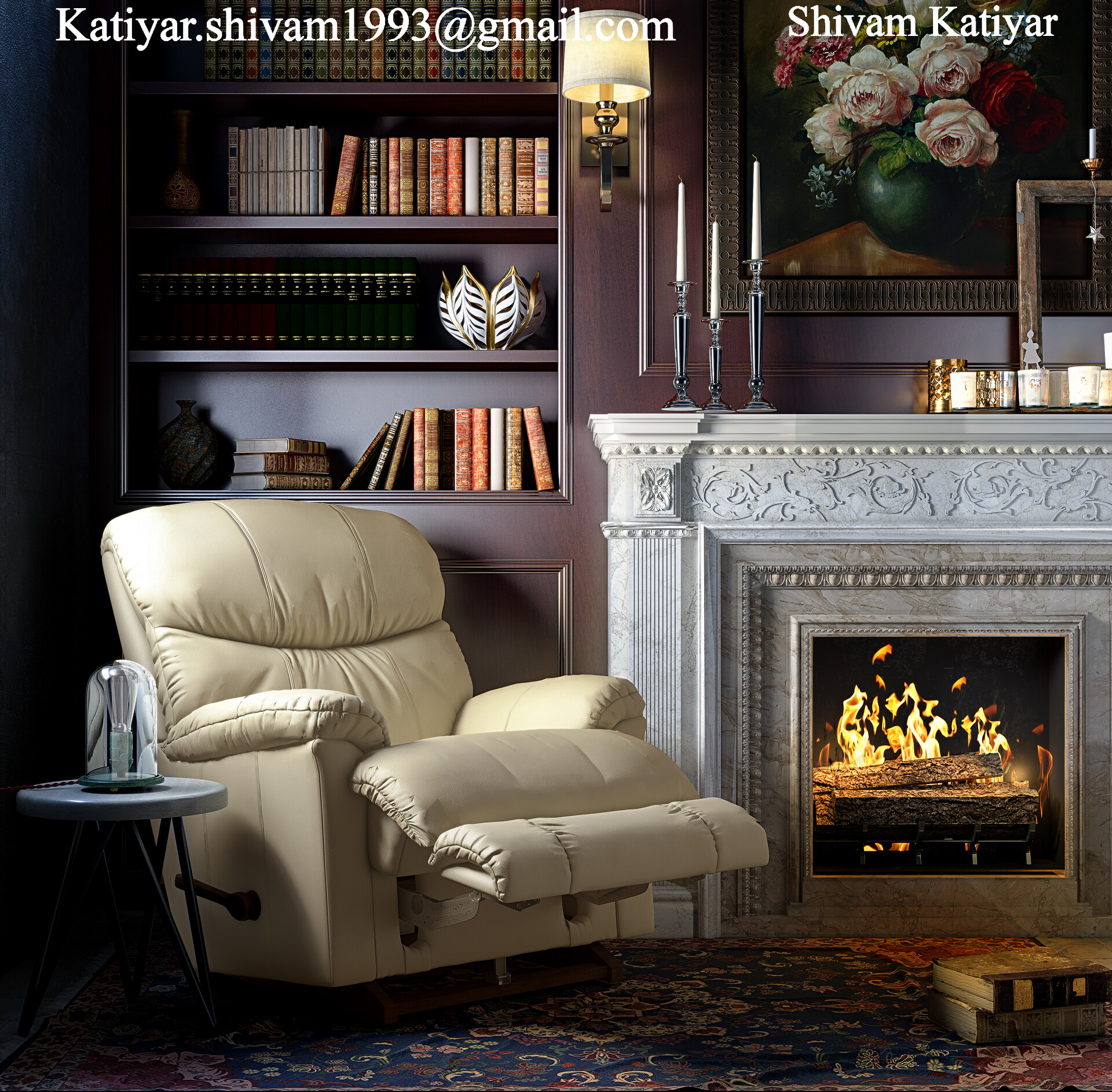 ArtStation - Recliner Set-CGI