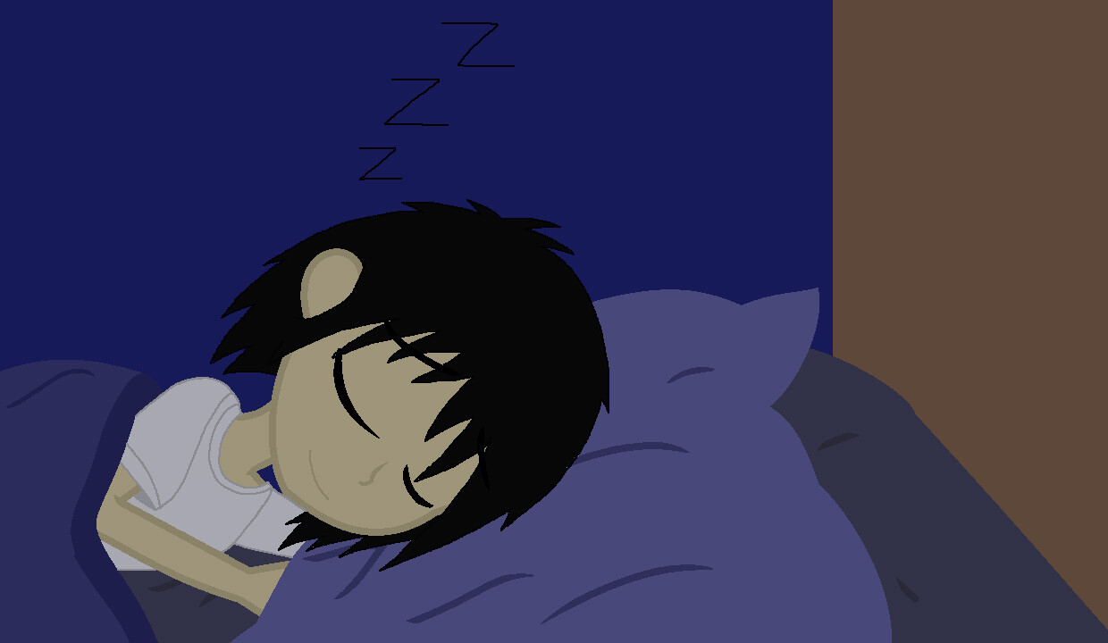 ArtStation - Sleeping in bed