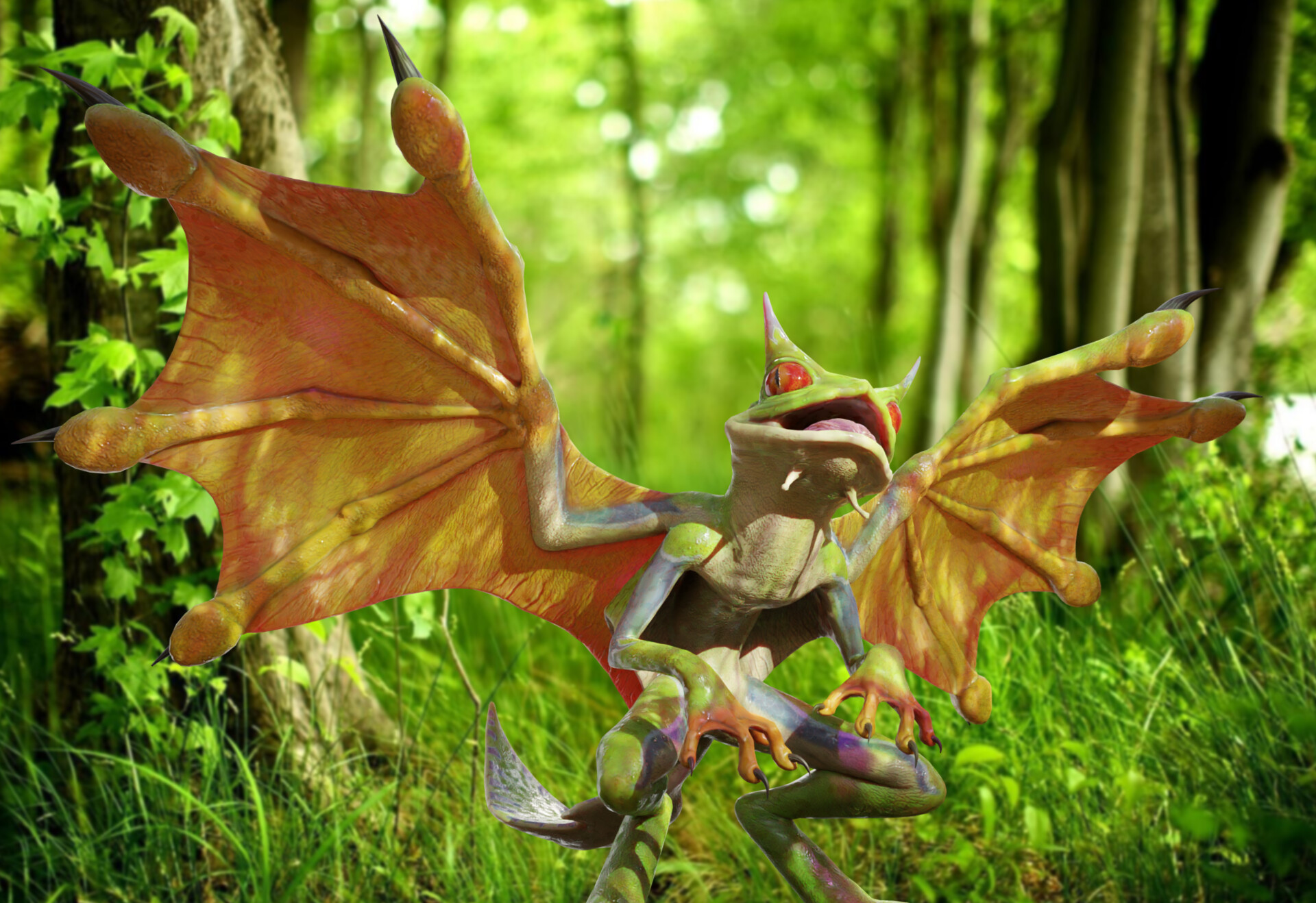 ArtStation - Frog Dragon