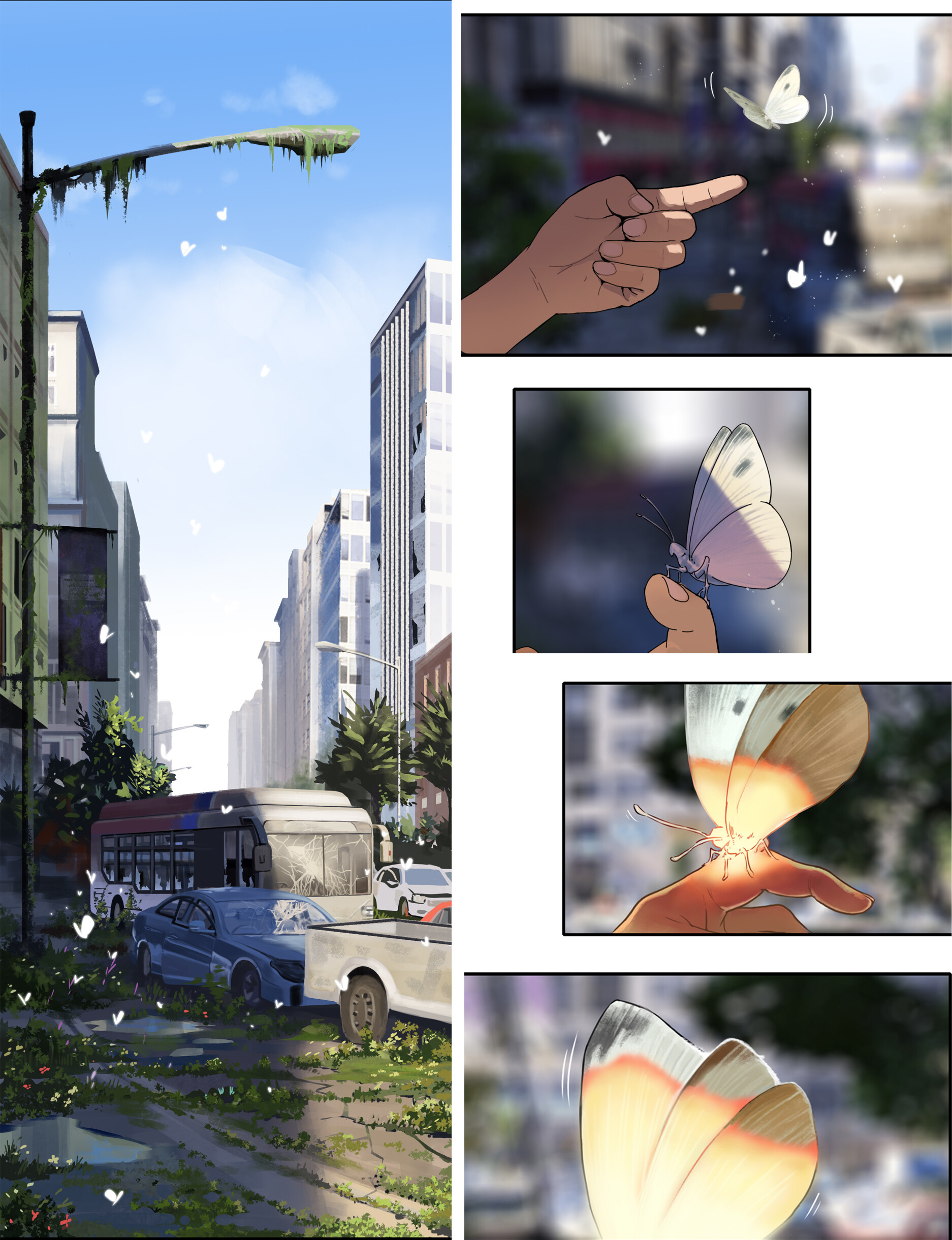 ArtStation - Some comic fragments about the theme of doom-2