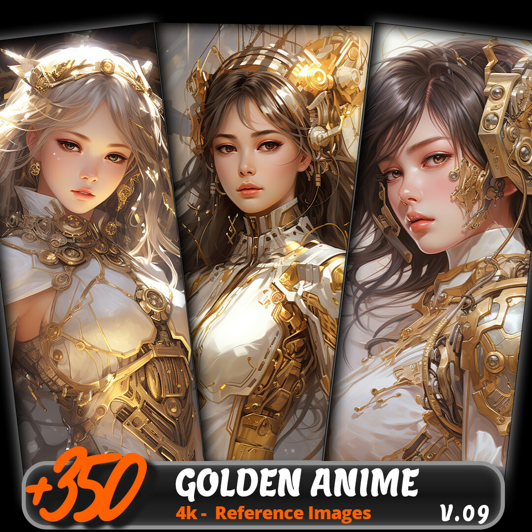 ArtStation - GOLDEN ANIME VOL. 09/ 4K/ Reference Image