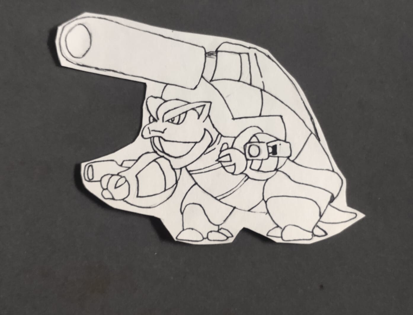 How To Draw Blastoise Step By Step