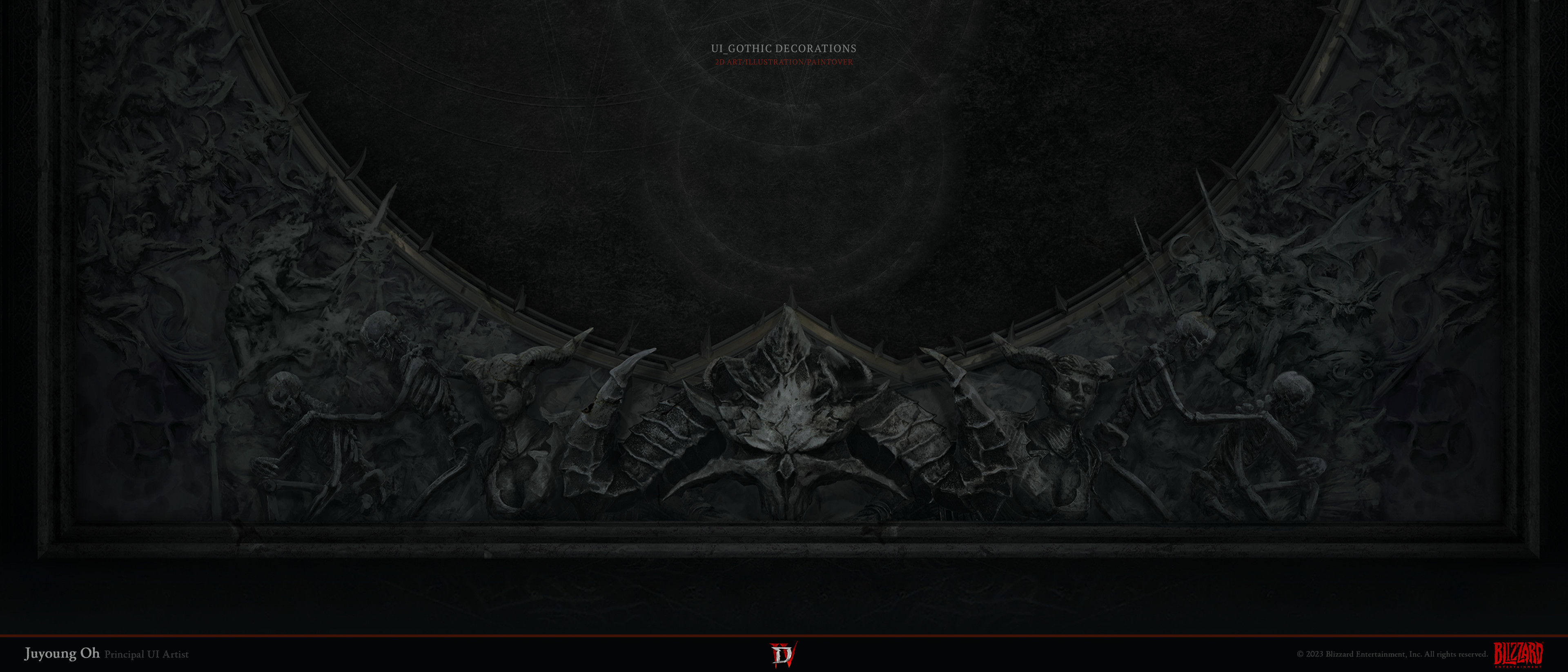 Juyoung Oh - Diablo IV - Dark Gothic Decorations