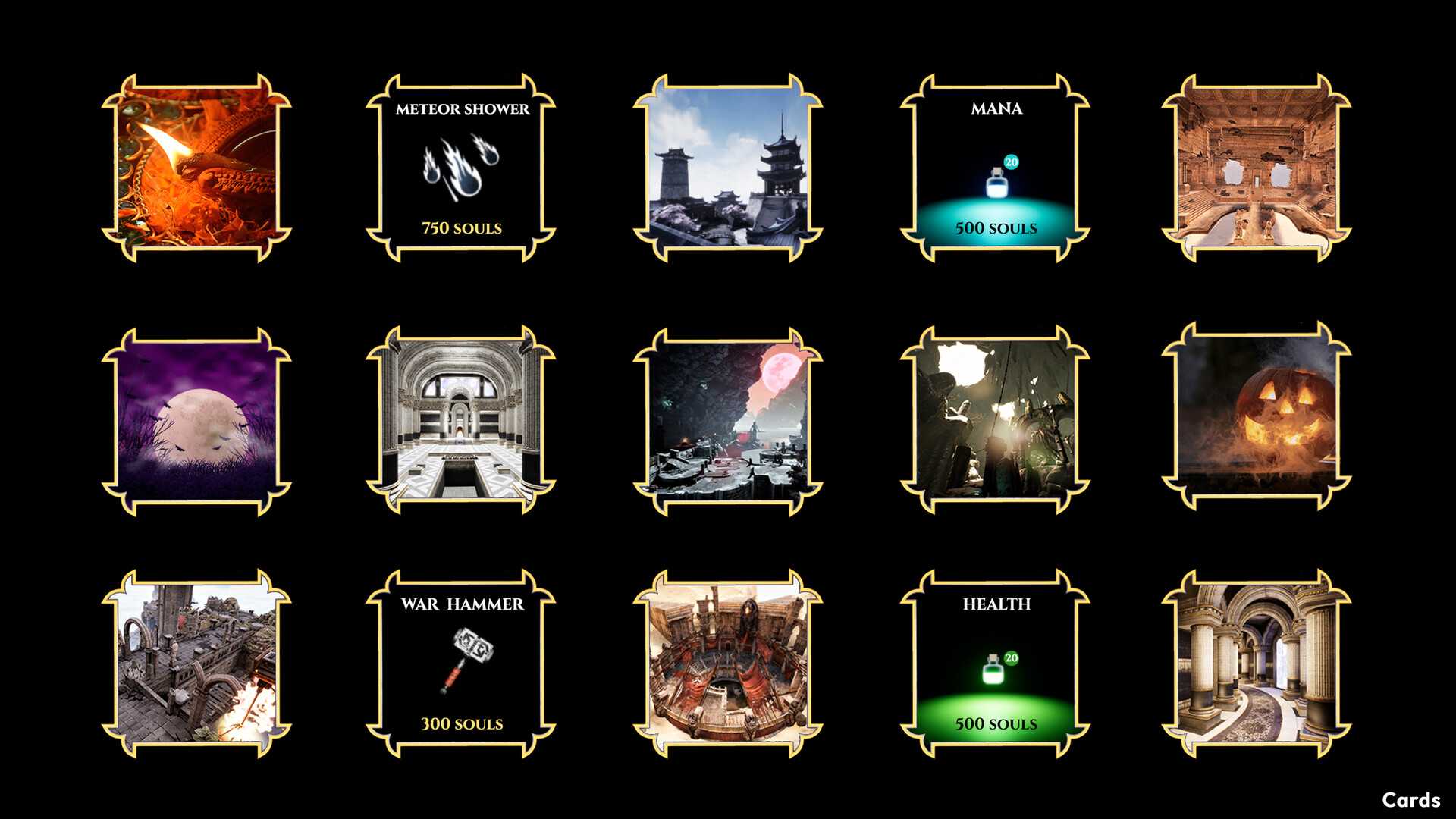 ArtStation - In Game Cards