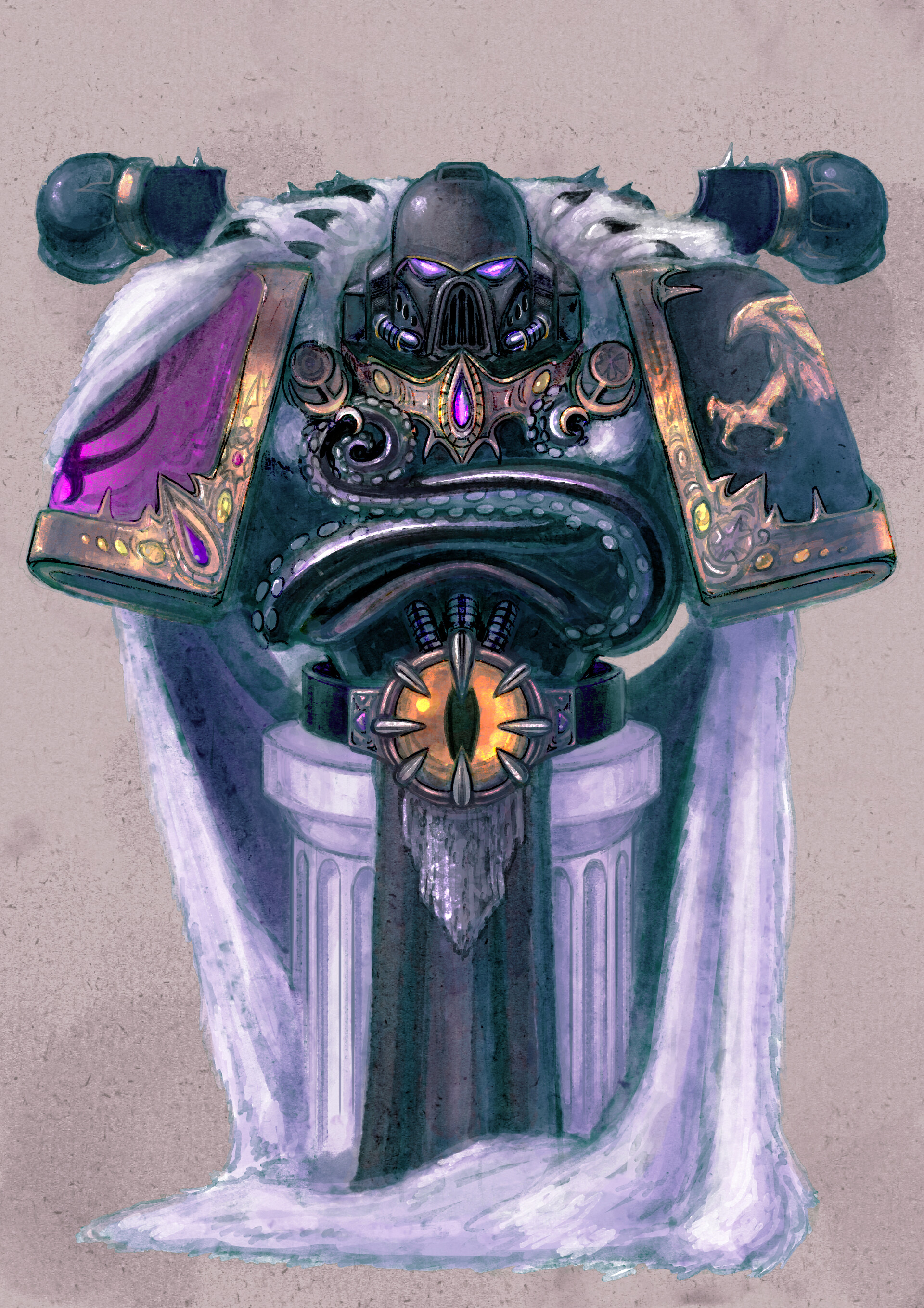 ArtStation - Maldoror's armor concept