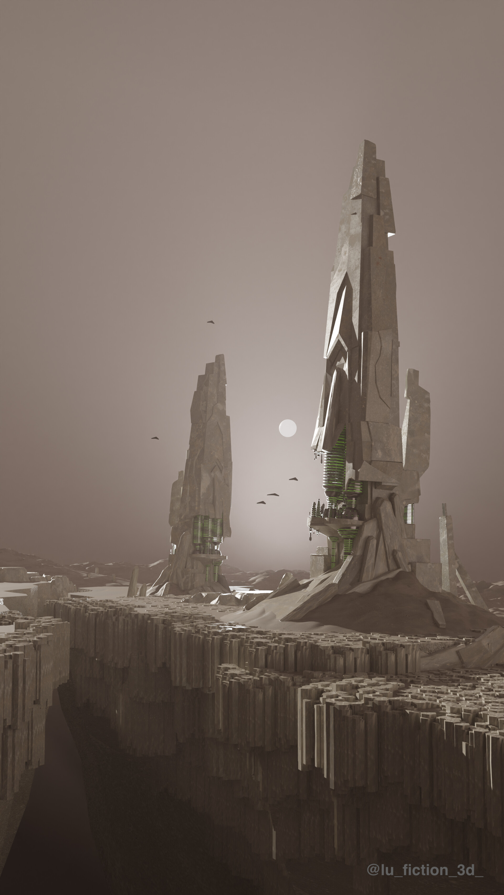 ArtStation - The crystals of Mygeeto