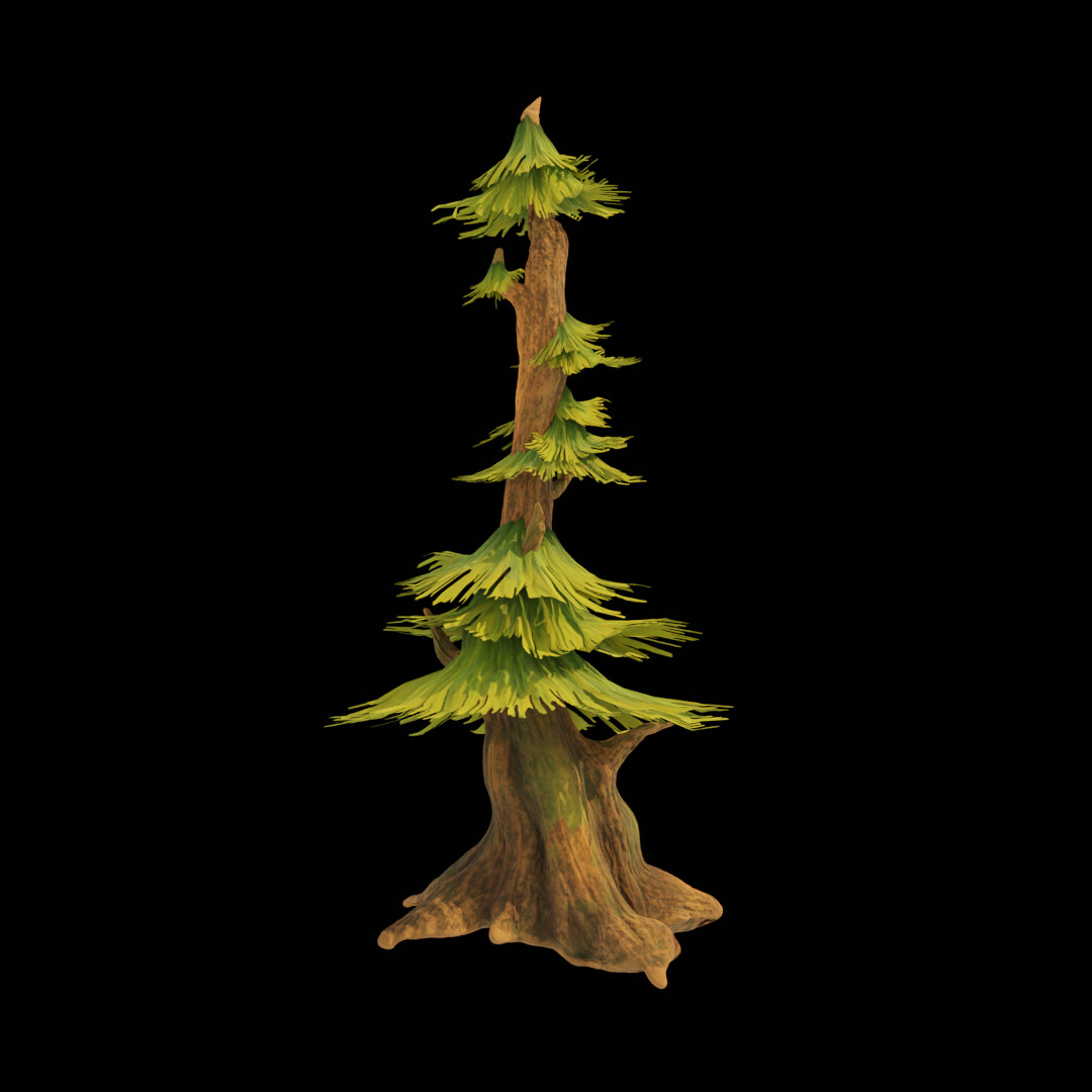 ArtStation - PINE TREE (Game ready)