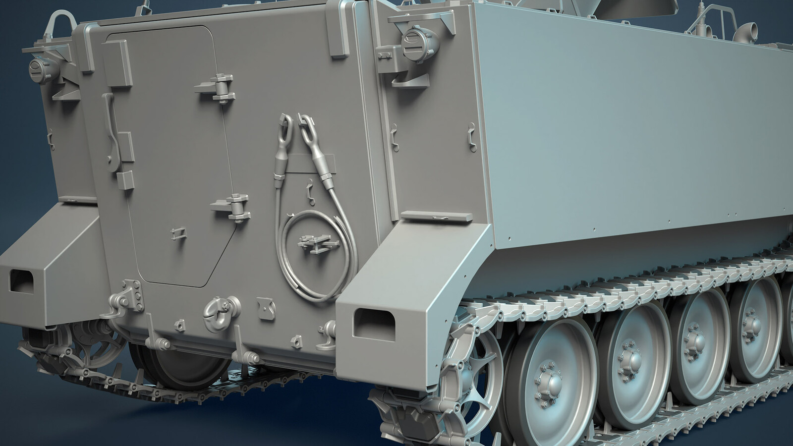 Serhii Ryzhkov - M113 High-Detailed 3D-Model