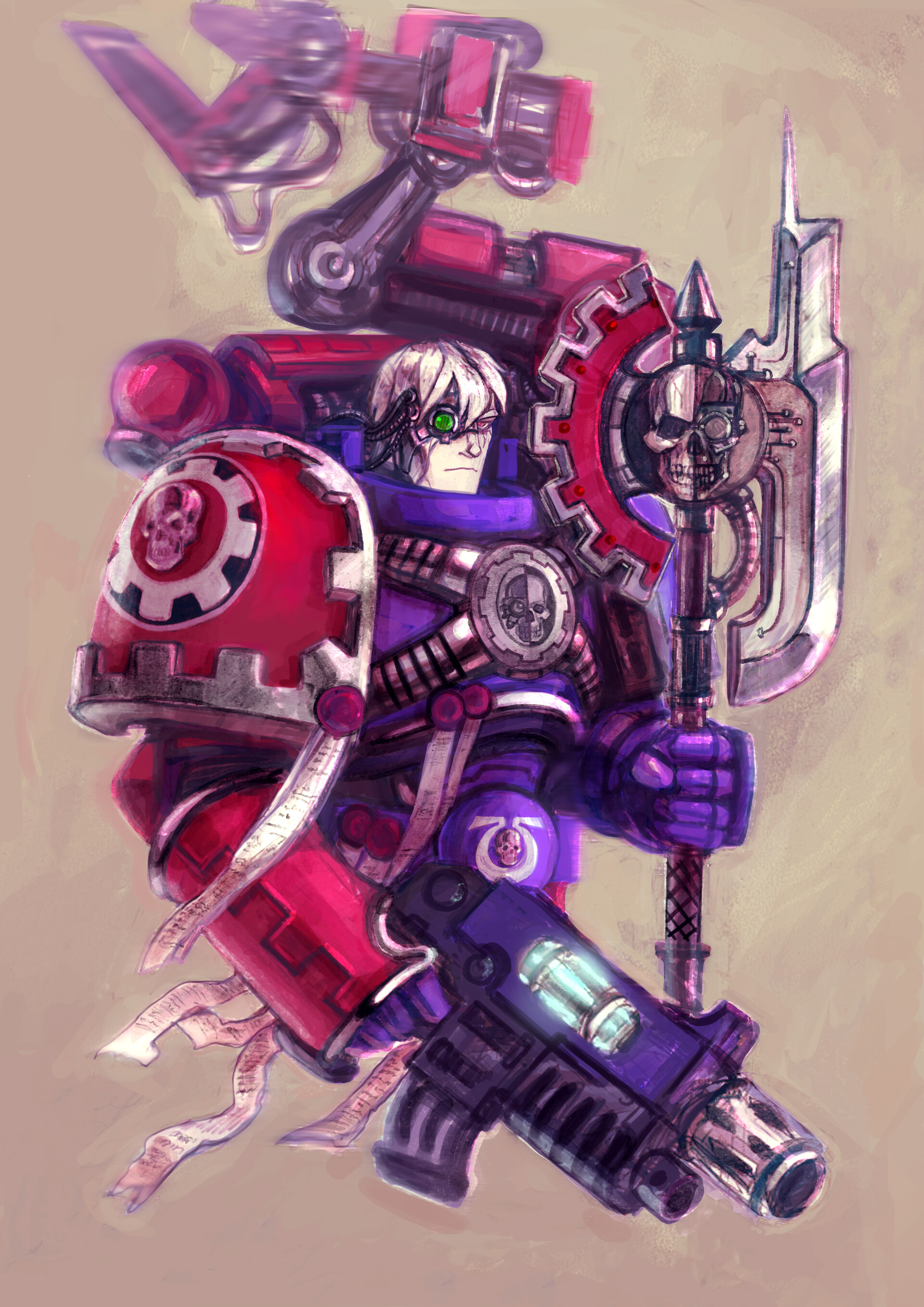 ArtStation - Ultramarine Techmarine