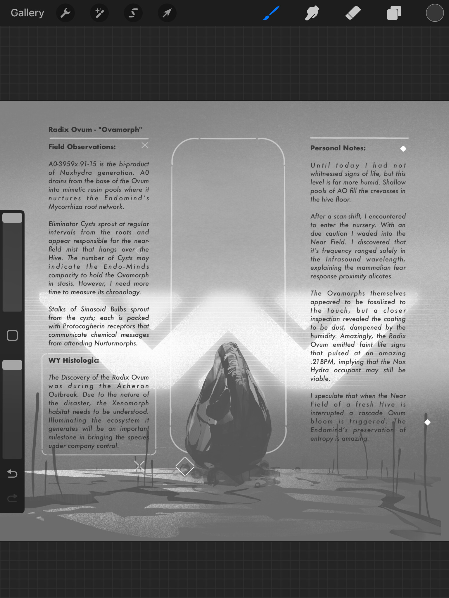 ArtStation - Dark Forest: ALIEN: Inside the Hive: Ovamorph