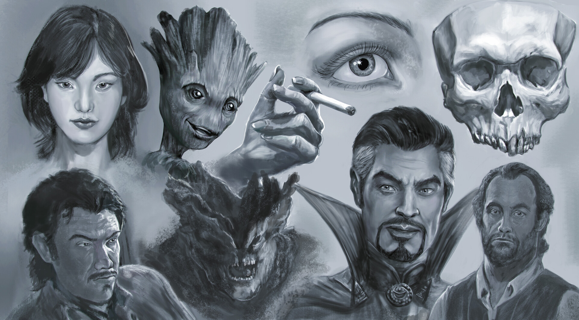 ArtStation - Sketches practice