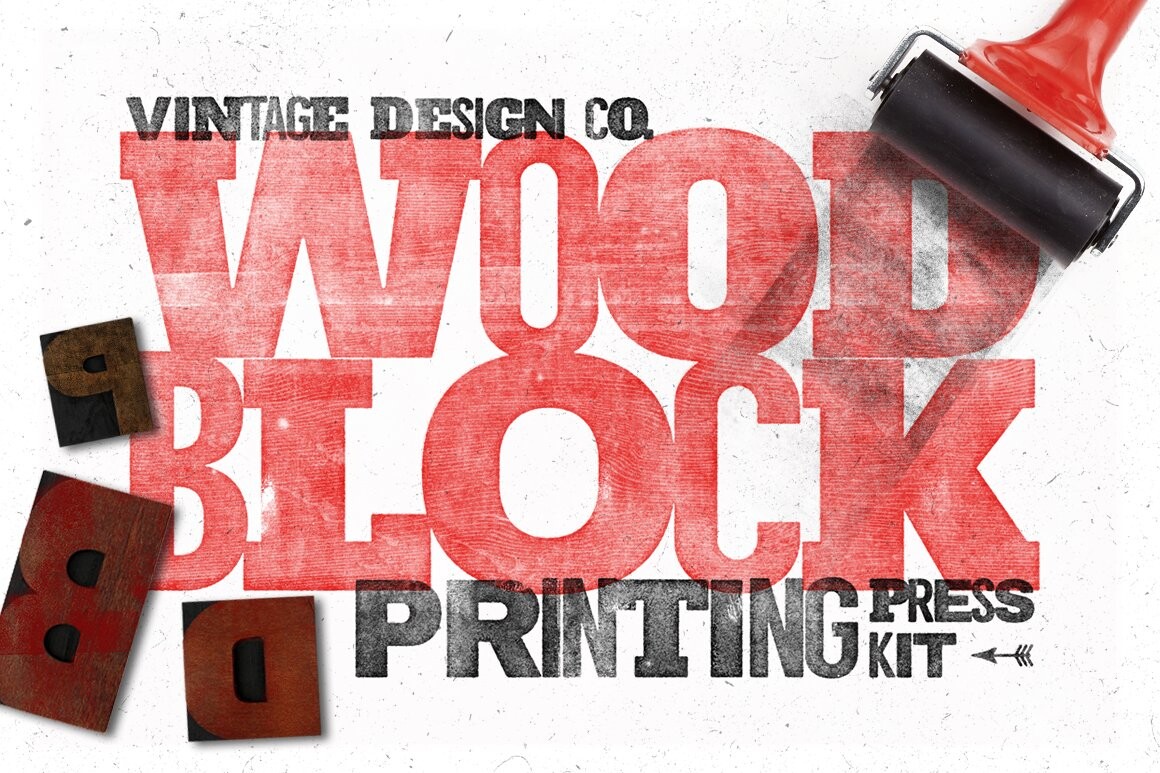 ArtStation - WoodBlock Printing Press Kit