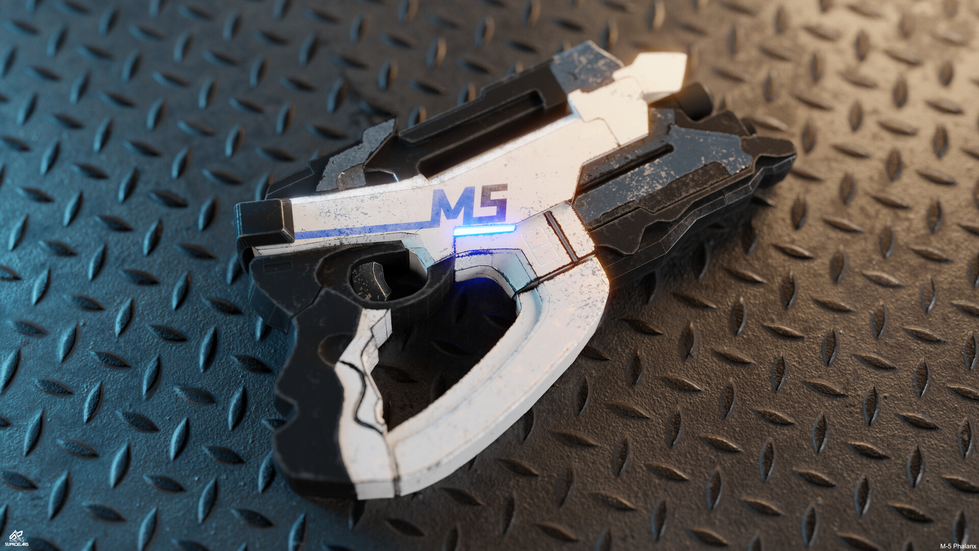 ArtStation - M-5 Phalanx Pistol Fan art