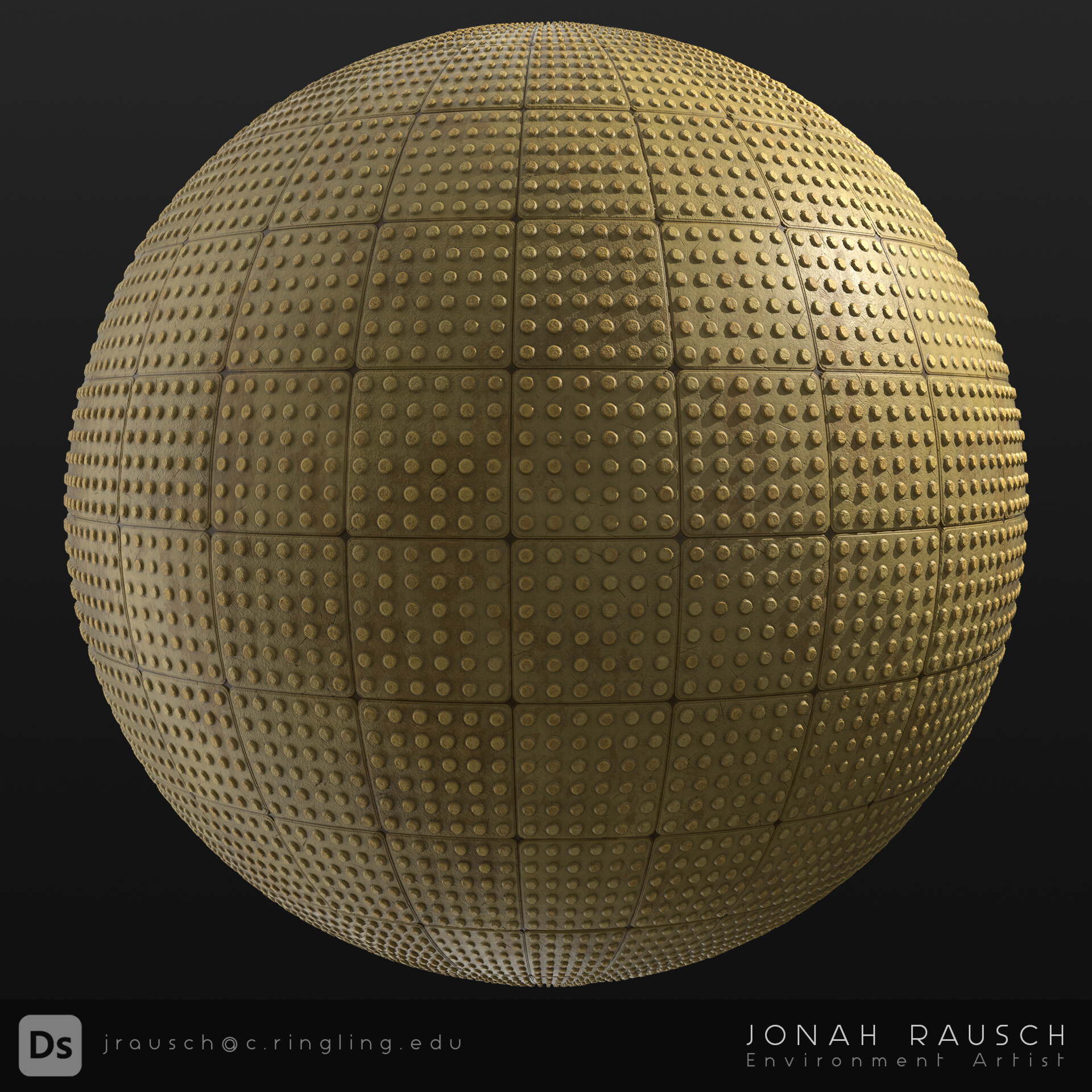 Jonah Rausch - Painted Metal & Train Platform | Material Renders