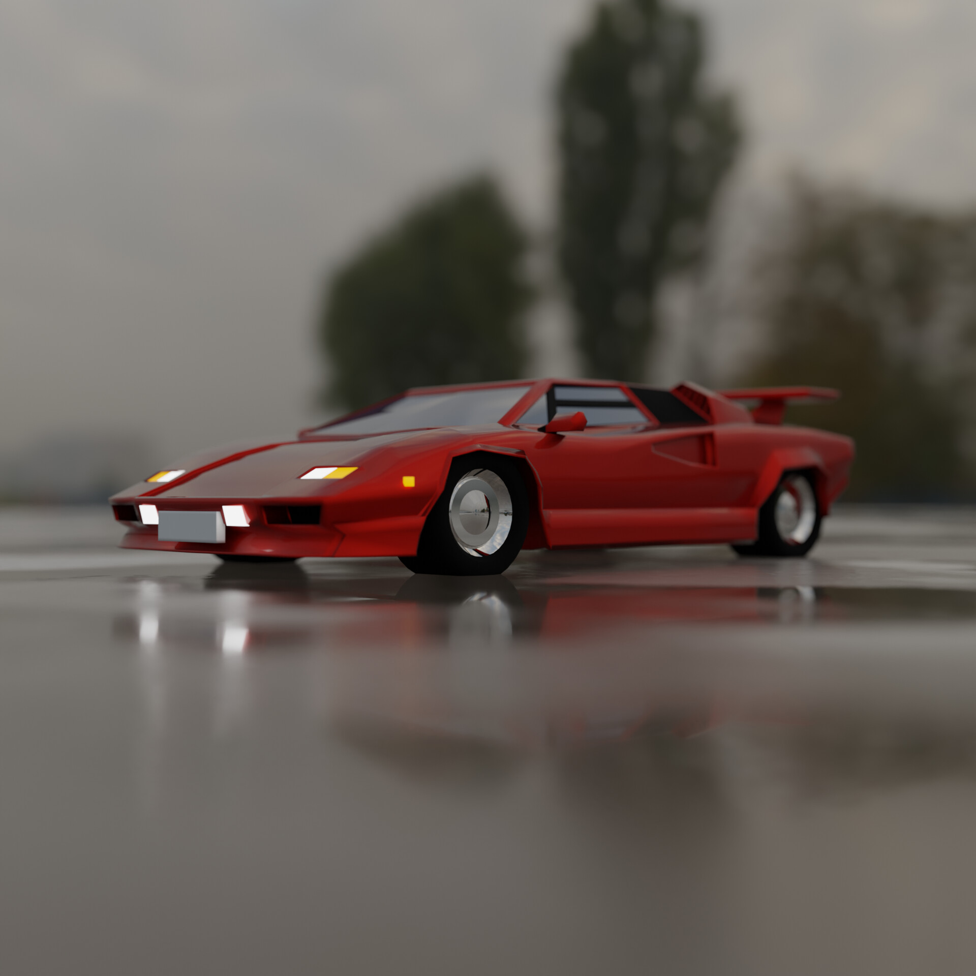 ArtStation - Lamborghini Countach