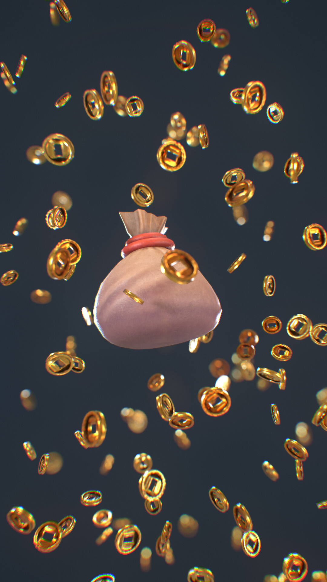 ArtStation - Stylized Coin Bag