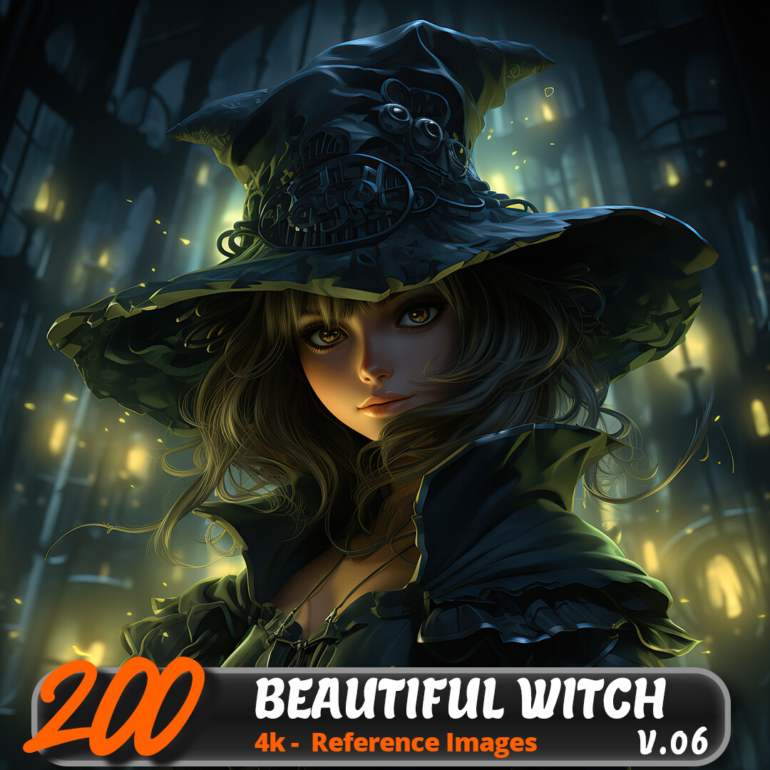 ArtStation - BEAUTIFUL WITCH VOL.06/ 4K/ Reference Image