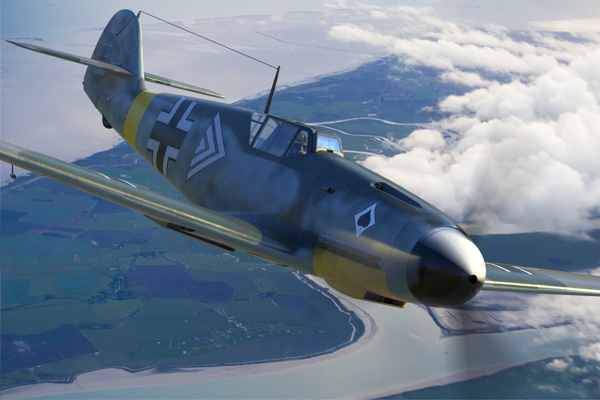 Tim Samedov - Bf 109 f-2 Messerschmitt 3D model