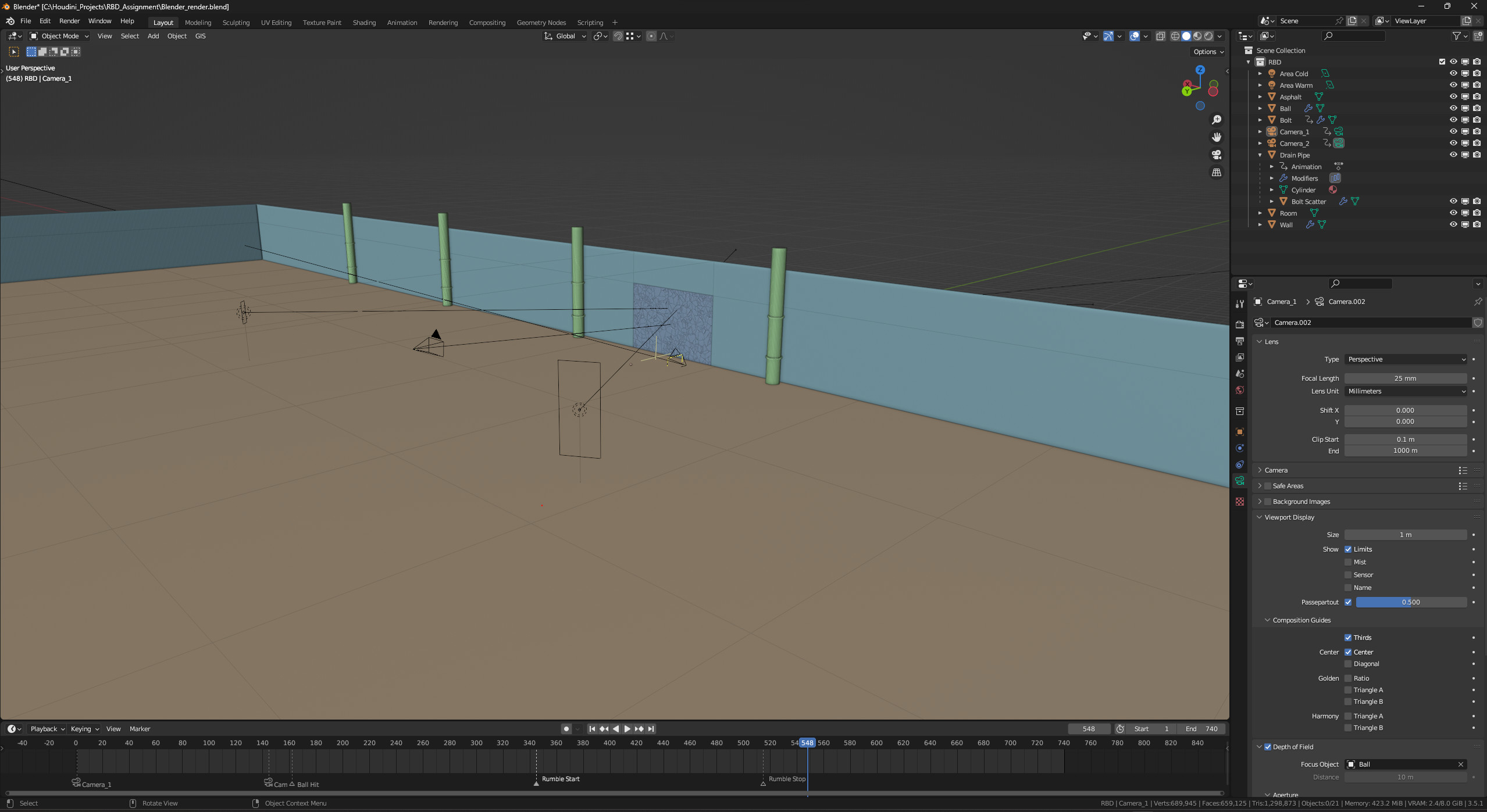 Emil Karlsson - RBD Simulation Houdini