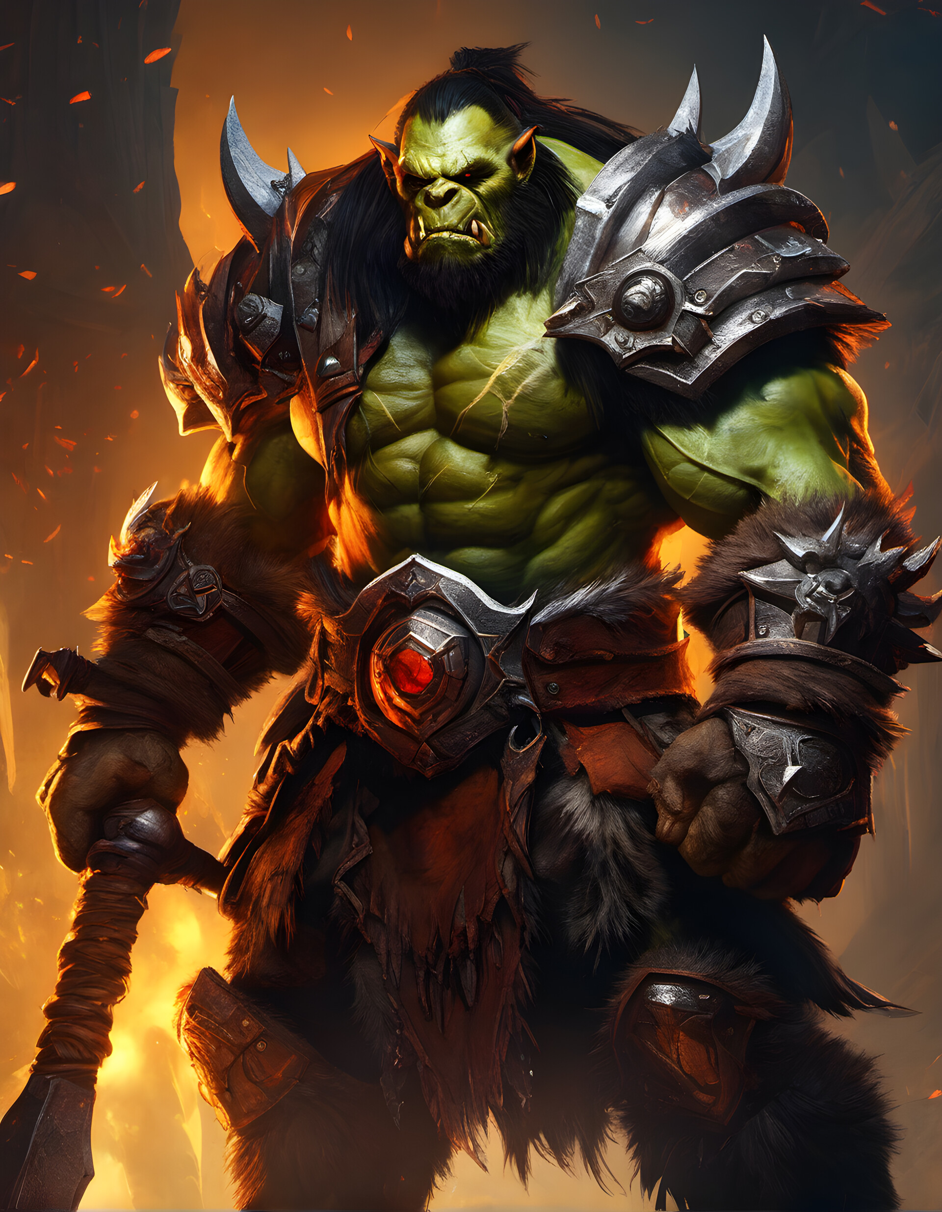 ArtStation - Orc Warrior