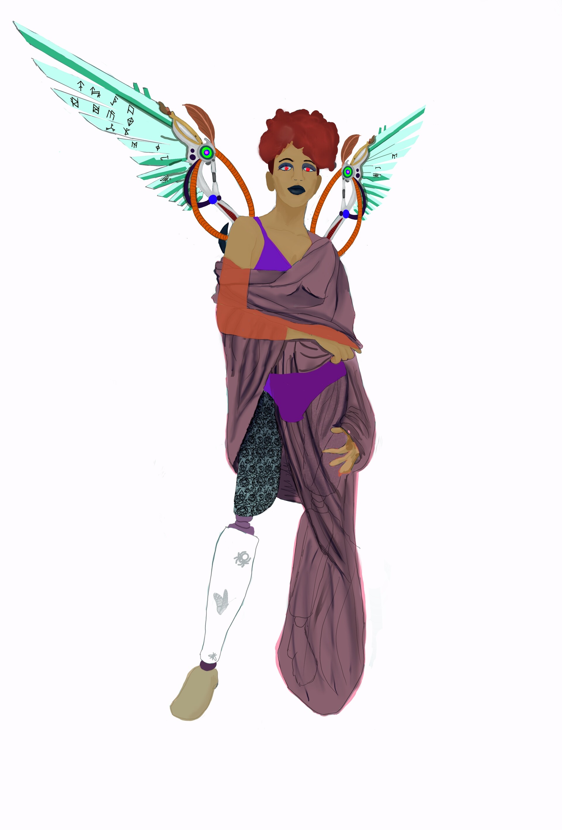 ArtStation - Cyborg angel