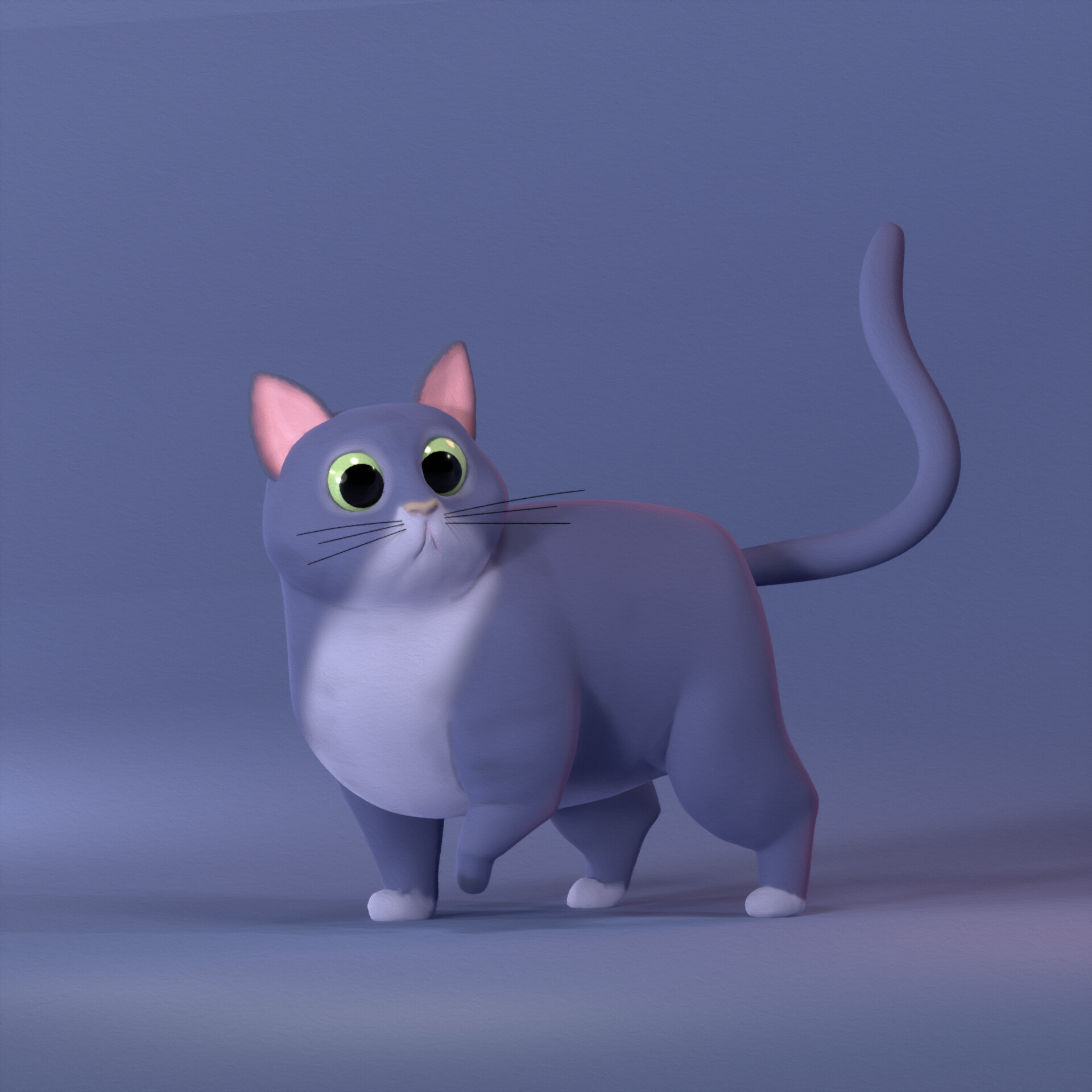 ArtStation - Stylized Cat Sculpt