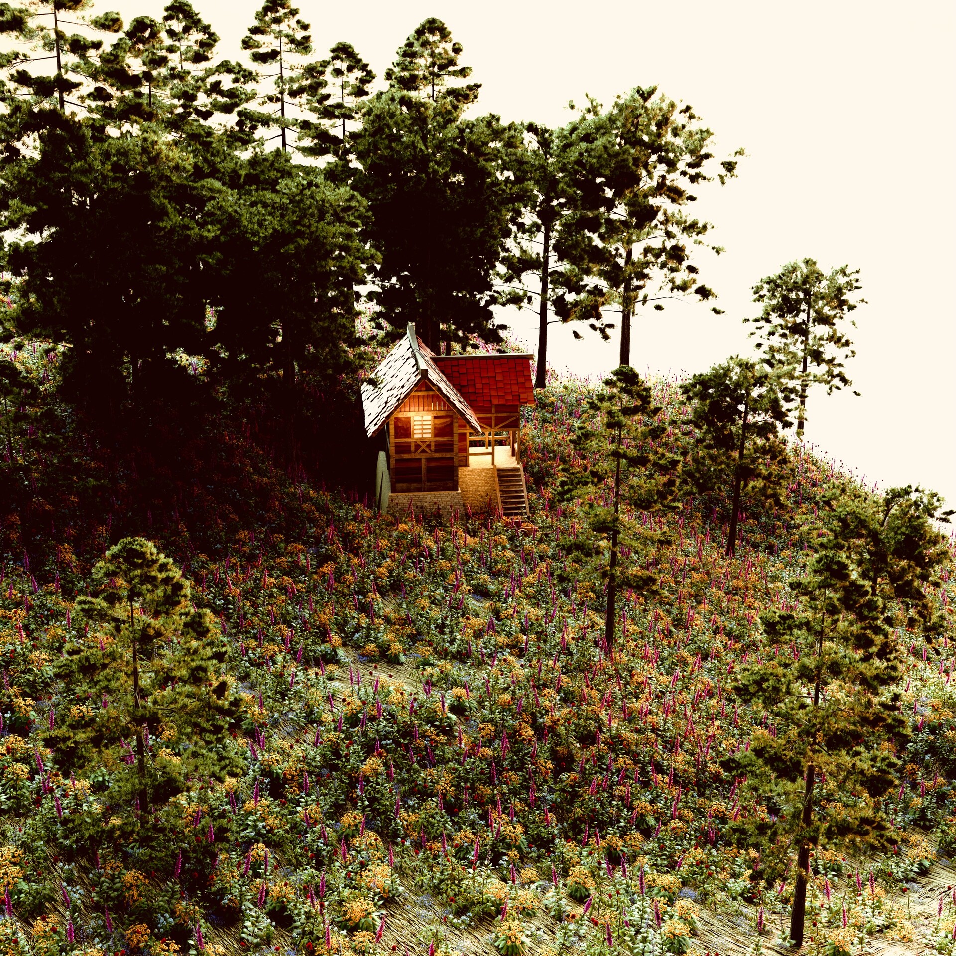 ArtStation - Miniature Old House