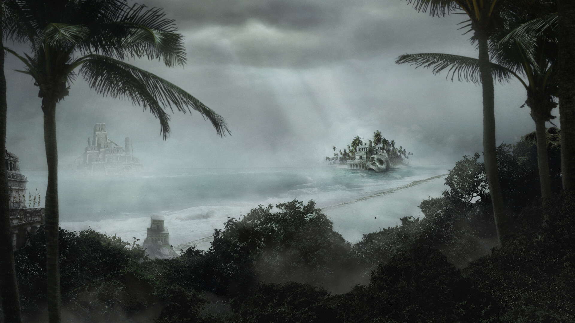 ArtStation - Skull ghost Island