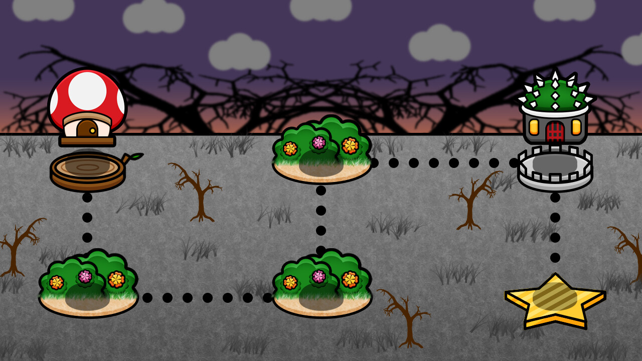 Super Mario World 2 Map