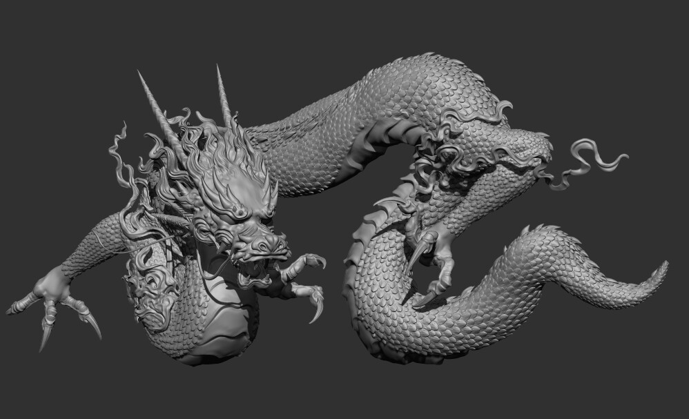 ArtStation - Chinese dragon