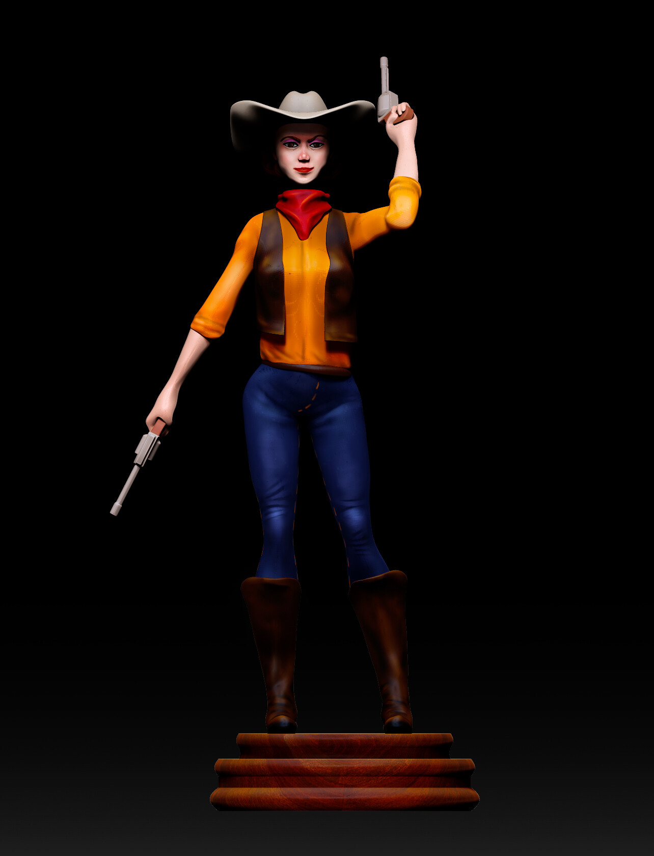 ArtStation - WESTERN THEME-COWGIRL