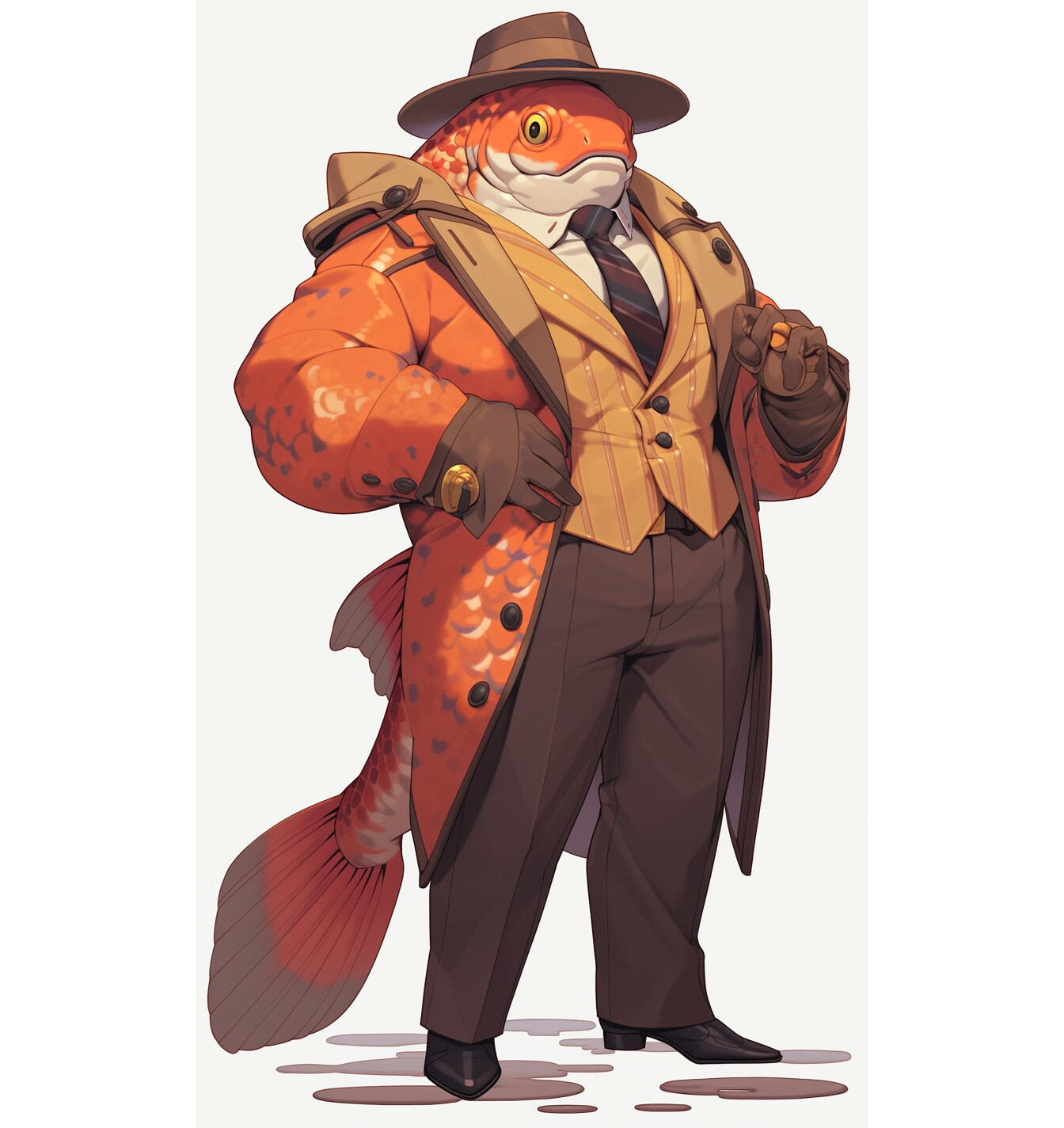 Butokki - Humanoid Fish Character