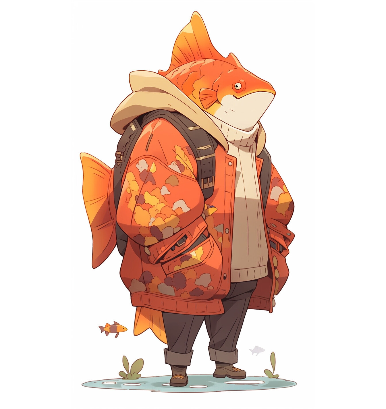 Butokki - Humanoid Fish Character _ 20230730