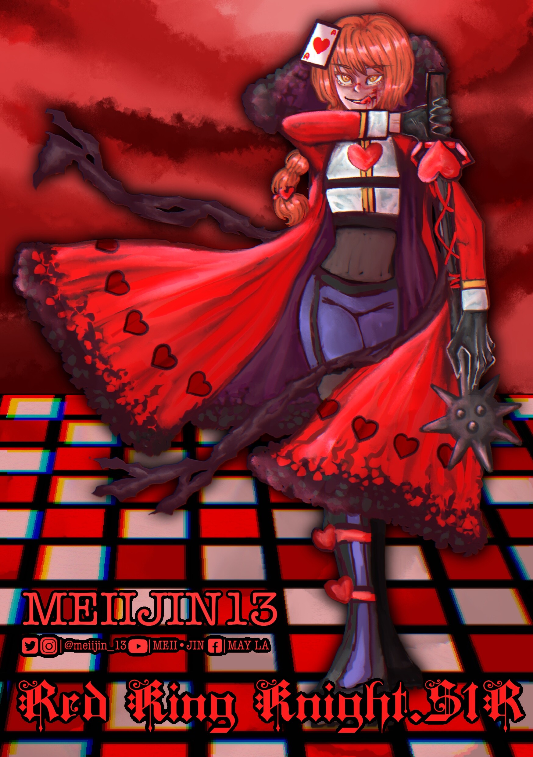 ArtStation - S1R • Red King's Knight