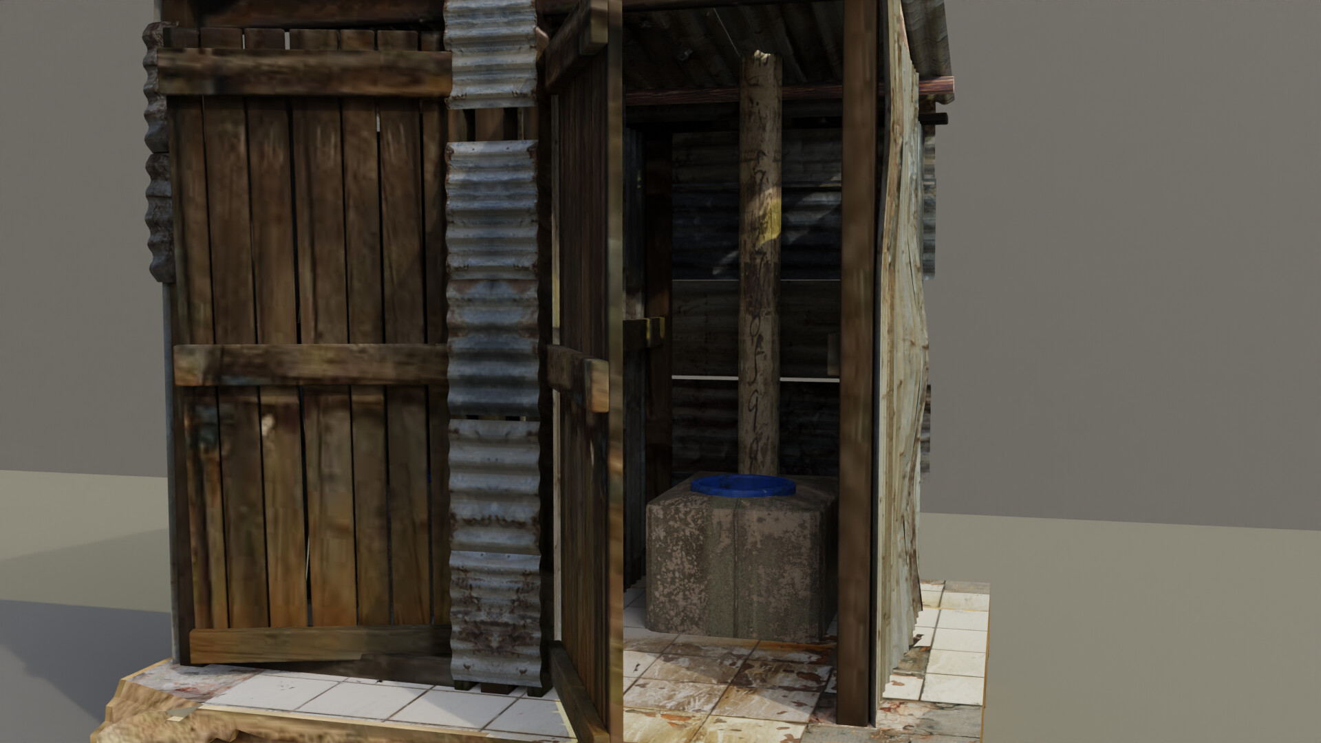 ArtStation - Shanty Toilet