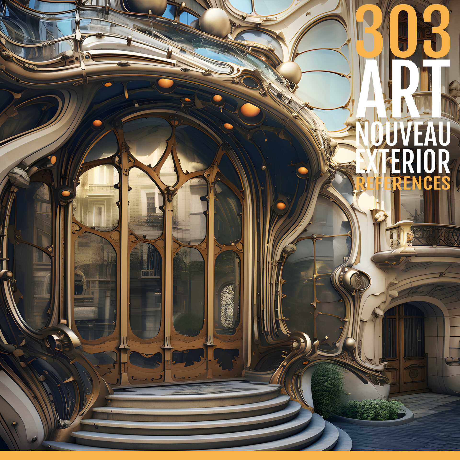 ArtStation - 303 Art Nouveau Exterior References
