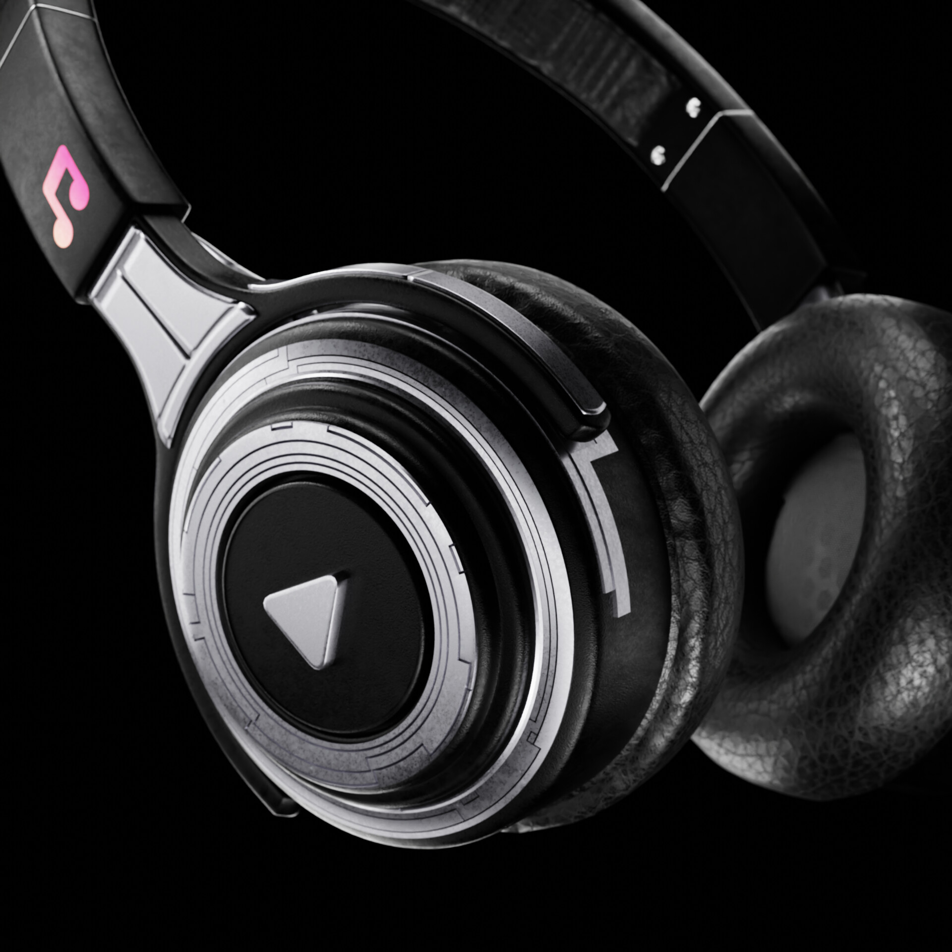 ArtStation - hard surface headset product visualization design