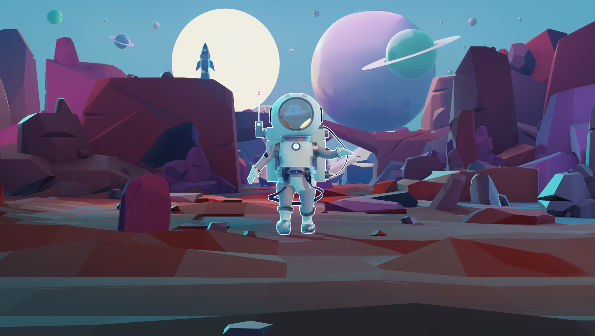 ArtStation - Astronaut walking animation