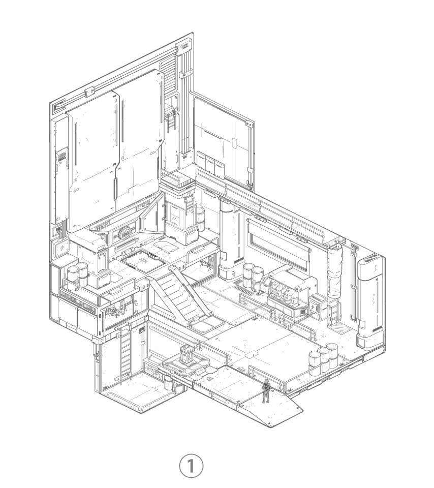 ArtStation - sci-fi scene design 科幻场景设计-1