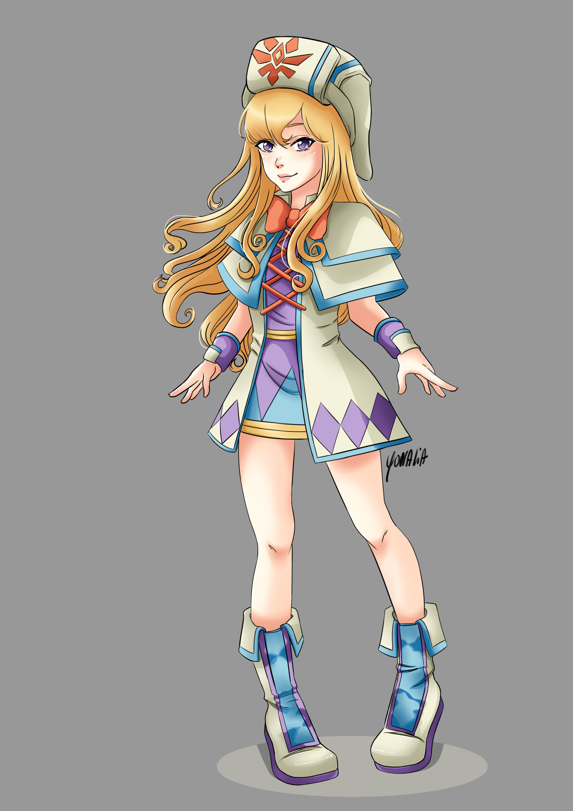 ArtStation - Female MC - Magical Starsign In My Style [Redraw Challenge]