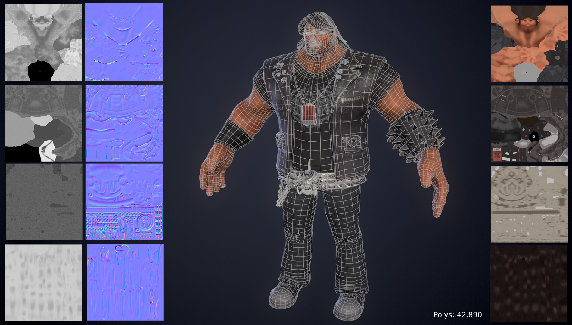 Lauren Jægerlund-Knightley - Brütal Legend Eddie Riggs Fan Art