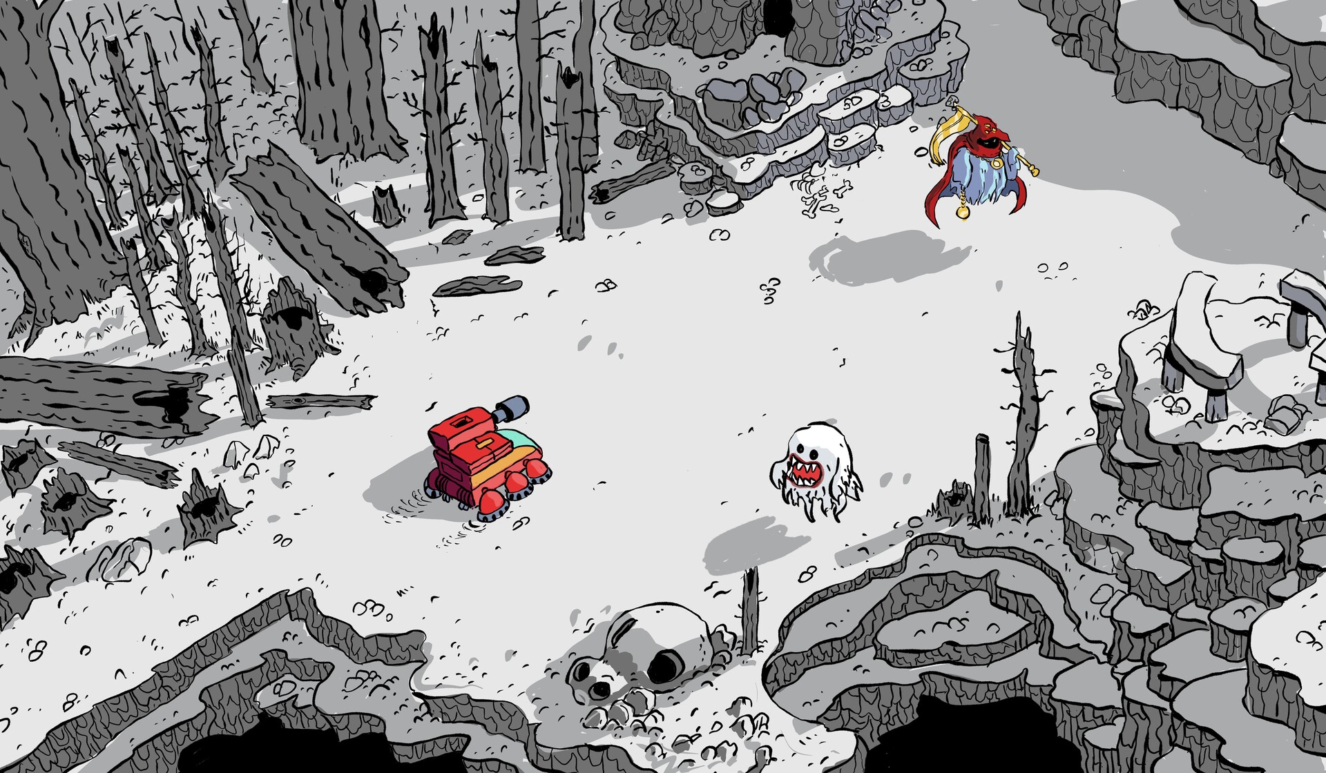 ArtStation - Digimon world 2 environment design fan art