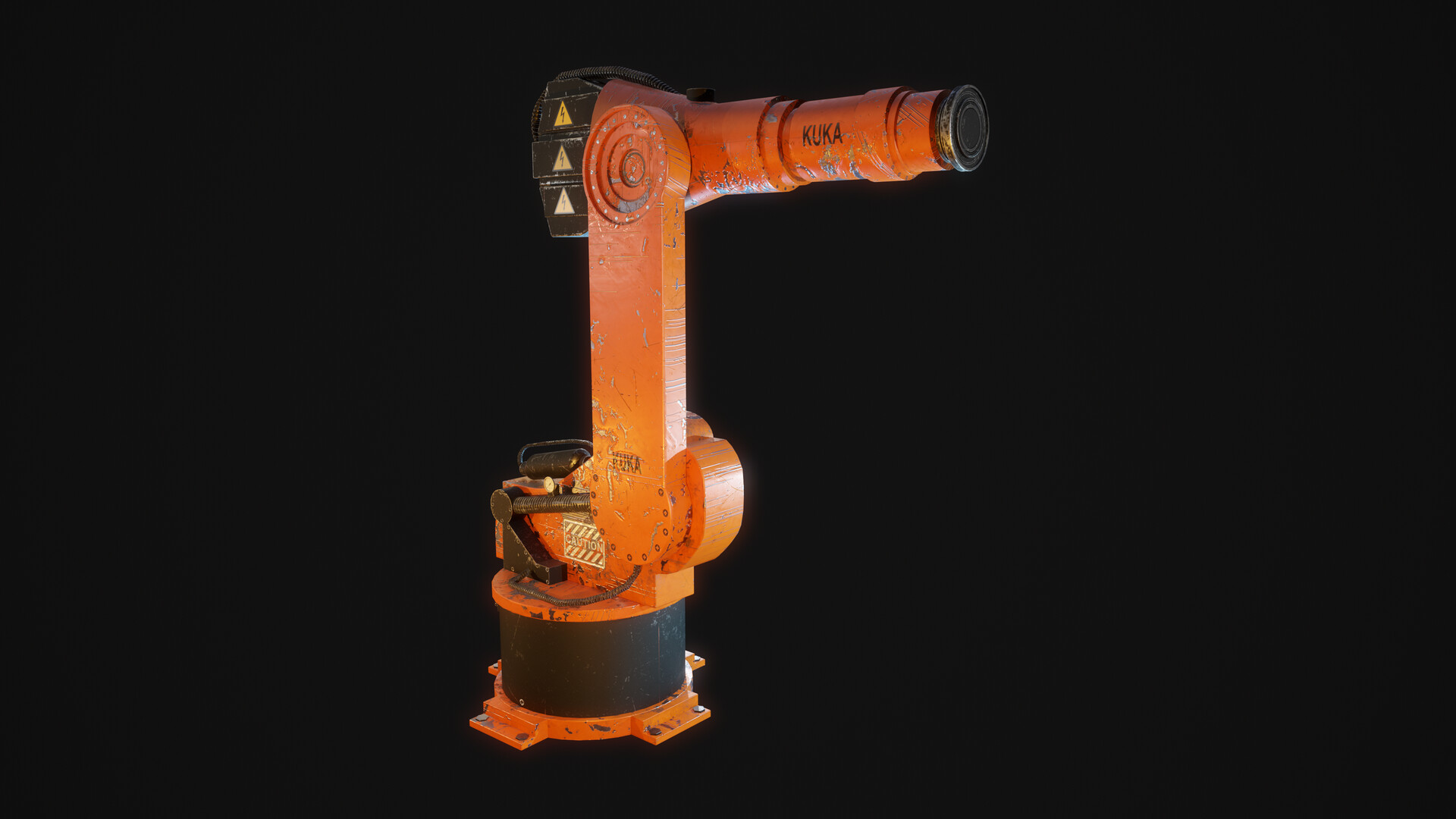 Alex Bush - Kuka Robotic Arm - Game Ready Asset