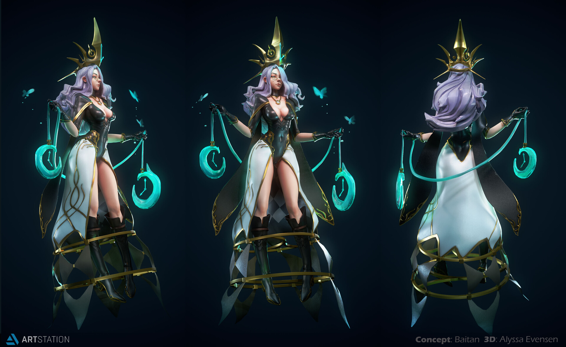 Alyssa Evensen - Artstation challenge Time Queen