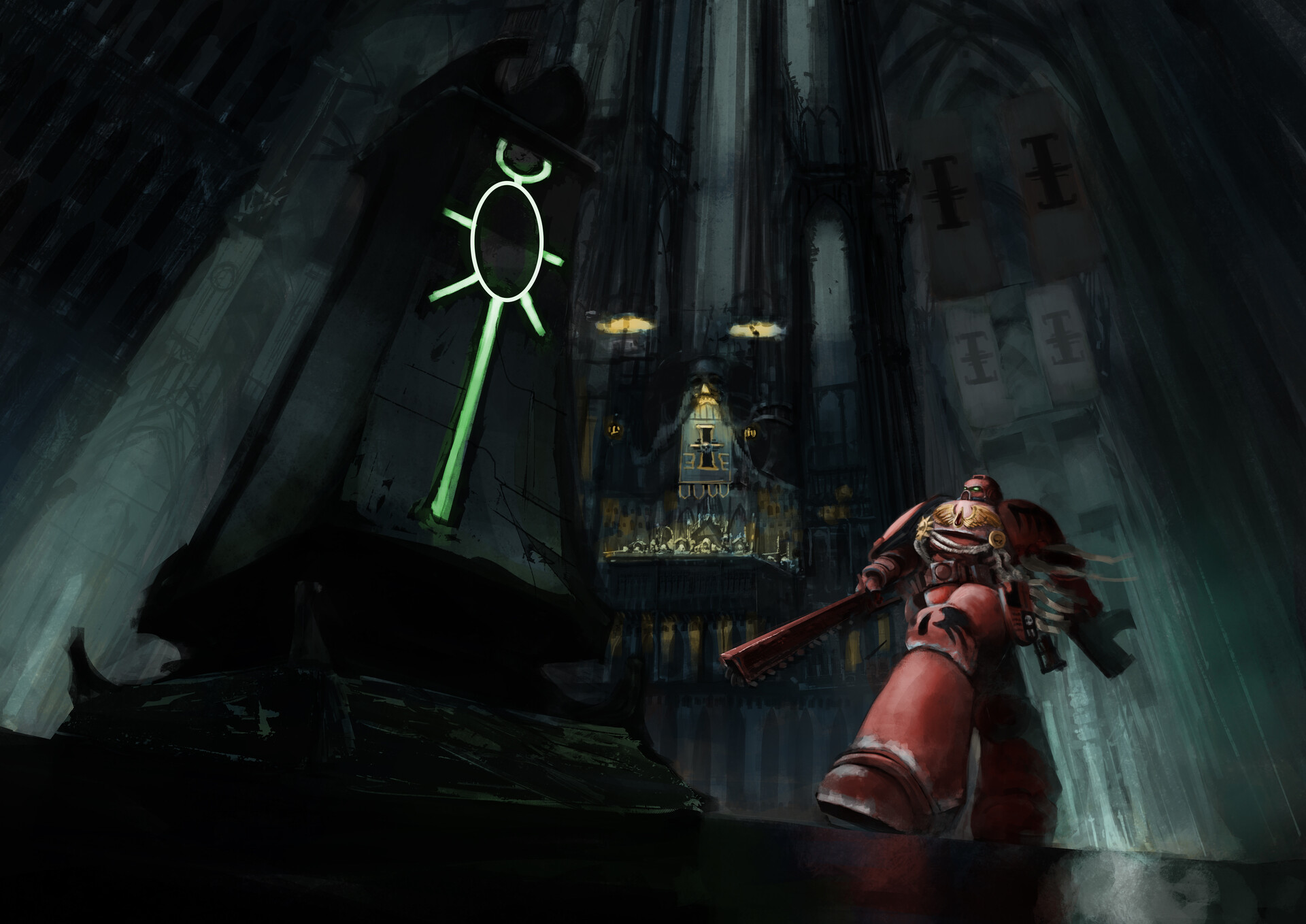 ArtStation - Inspecting an artefact.