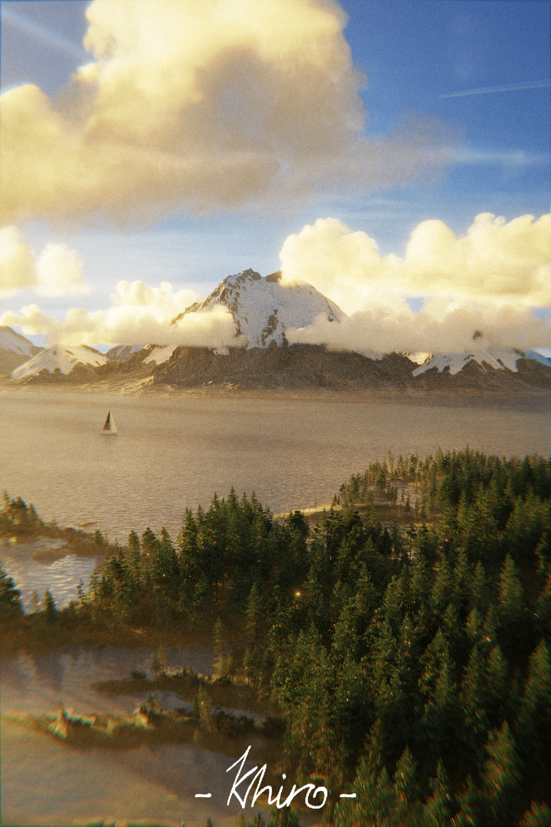 ArtStation - Distant Peaks