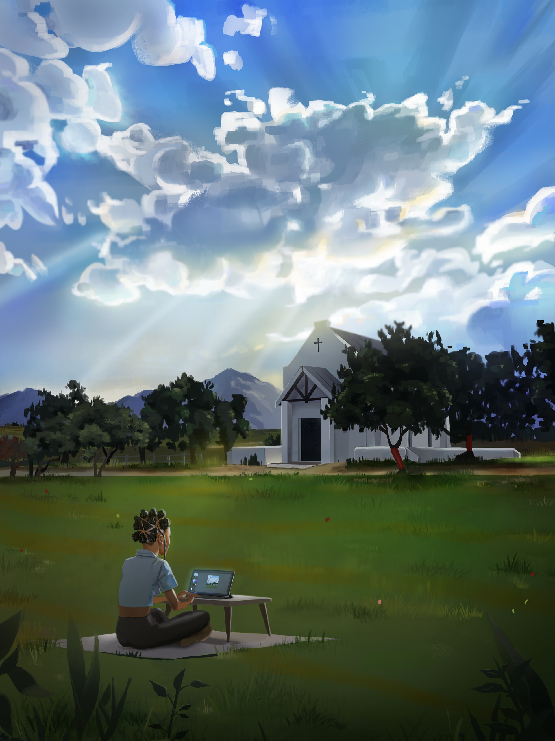 ArtStation - Solace At Home