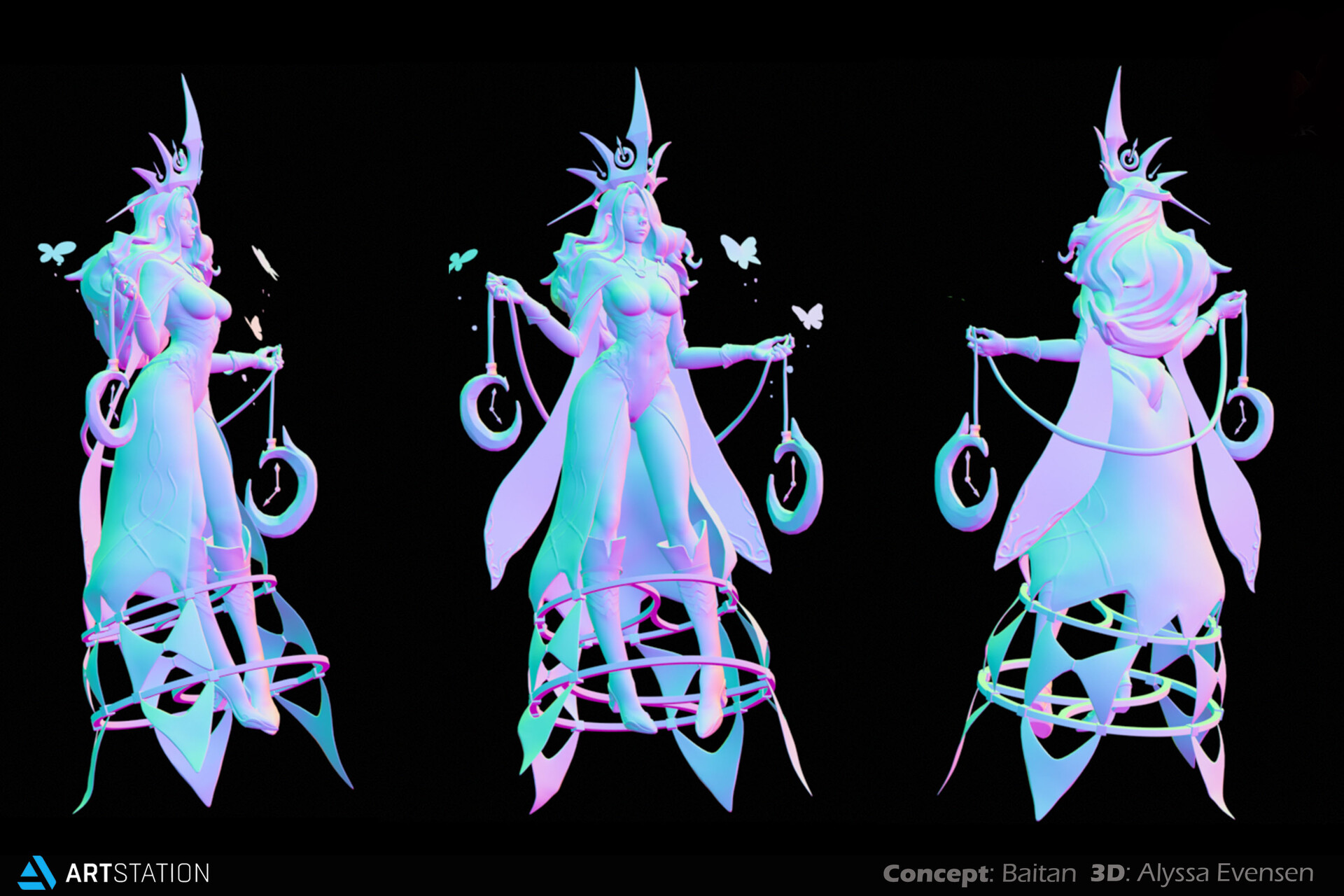 Alyssa Evensen - Artstation challenge Time Queen