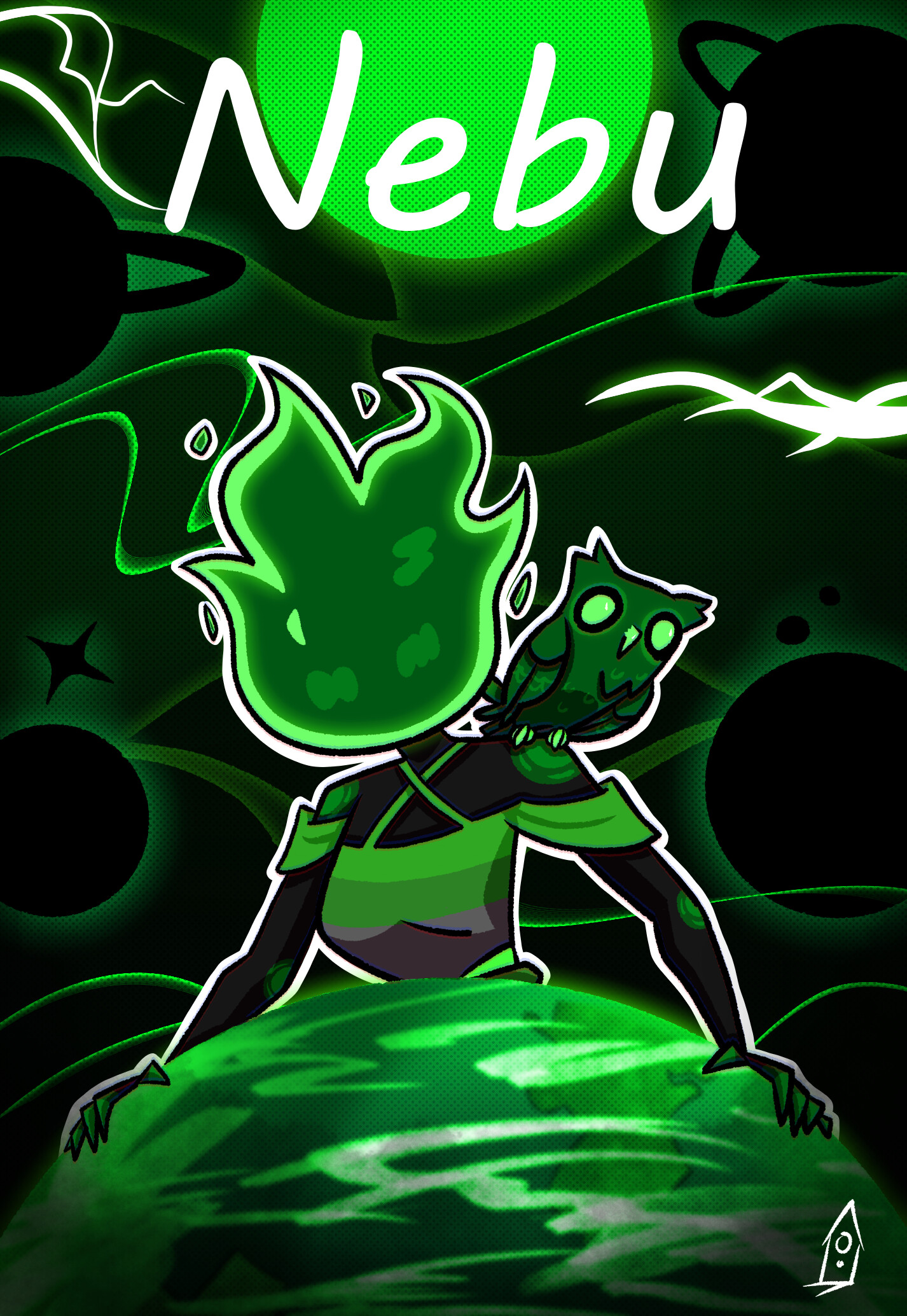 ArtStation - Nebu Verte OC bd cover