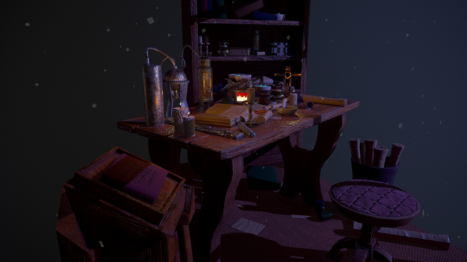 ArtStation - Alchemist's table